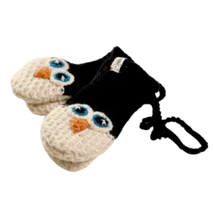 NIRVANNA DESIGNS Crochet Penguin Mittens