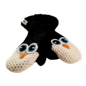 NIRVANNA DESIGNS Crochet Penguin Mittens
