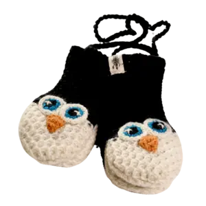 NIRVANNA DESIGNS Crochet Penguin Mittens