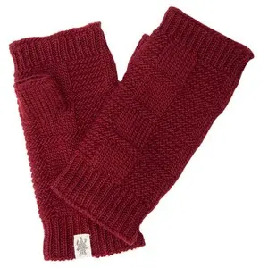 NIRVANNA DESIGNS Checkered Handwarmers - Burgundy