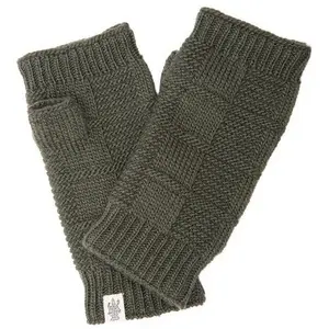 NIRVANNA DESIGNS Checkered Handwarmers - Olive