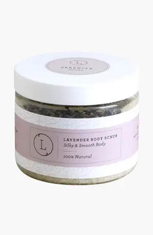 LIZUSH Natural Body Scrub Lavender