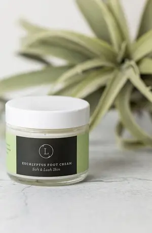 LIZUSH Cbd Eucalyptus & Shea Butter Foot Cream