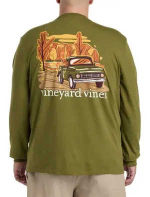 Vineyard Vines Big & Tall Autumn Car Ride Graphic Tee