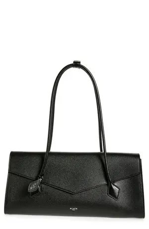 Alaïa Le Teckel Leather Tote - Noir
