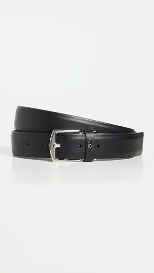 FERRAGAMO Square Buckle Reversible Leather Belt