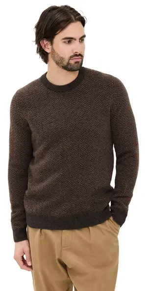 Taylor Stitch Eddy Herringbone Crewneck Sweater