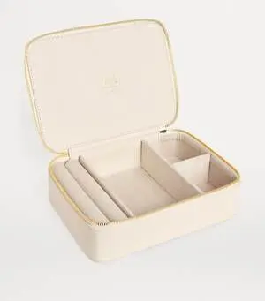 Harrods Large Pebbled Leather Trinket Box