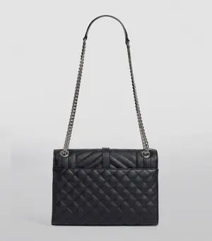 Saint Laurent Medium Envelope Matelassé Shoulder Bag