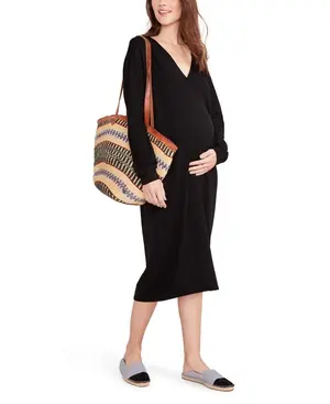 Hatch Collection Maternity Midi Dress