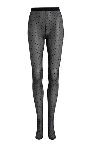Wardrobe.NYC Polka Dot Tight - Black
