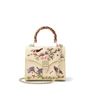 ASPINAL OF LONDON Mayfair Midi Top Handle Bag - Ivory/neutral