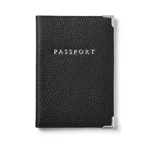 ASPINAL OF LONDON Passport Cover - Black