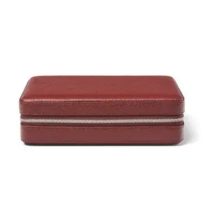 ASPINAL OF LONDON Large Travel Jewellery Case - Red