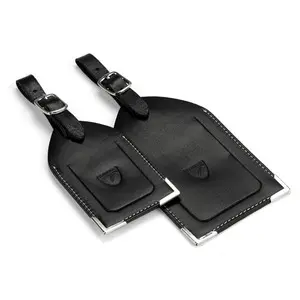 ASPINAL OF LONDON Set Of Luggage Tags - Black
