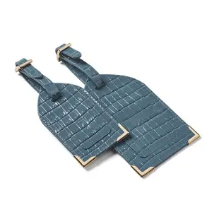 ASPINAL OF LONDON Aspinal Of London Set Of Luggage Tags Blue