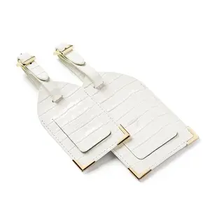 ASPINAL OF LONDON Aspinal Of London Set Of Luggage Tags White