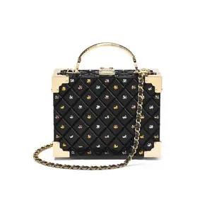 ASPINAL OF LONDON Lion Trunk Bag - Black