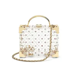 ASPINAL OF LONDON Trunk Bag - Clear/gold