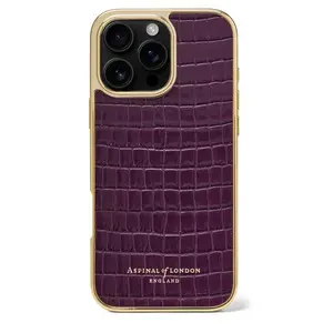 ASPINAL OF LONDON Iphone 16 Pro Max Case In Smooth Purple