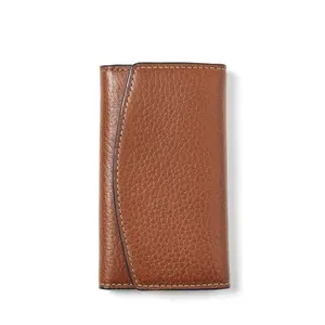 ASPINAL OF LONDON Pebble Key Holder - Tan