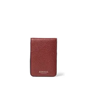 ASPINAL OF LONDON Manicure Set In Navy Pebble - Red