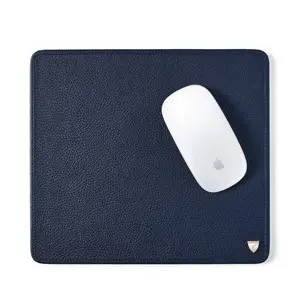ASPINAL OF LONDON Mouse Pad In Tobacco Pebble - Blue
