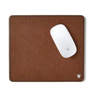 ASPINAL OF LONDON Mouse Pad In Tobacco Pebble - Brown
