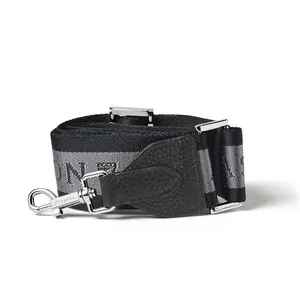 ASPINAL OF LONDON Webbing Bag Strap - Black