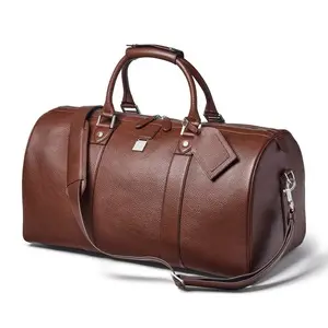 ASPINAL OF LONDON Boston Duffle Travel Bag - Brown