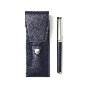 ASPINAL OF LONDON Pen Set Collection In Dusky Pebble - Blue
