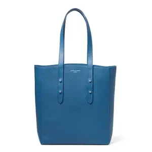 ASPINAL OF LONDON Essential Pebble Leather Tote - Blue