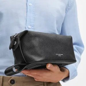 ASPINAL OF LONDON Reporter Wash Bag - Black