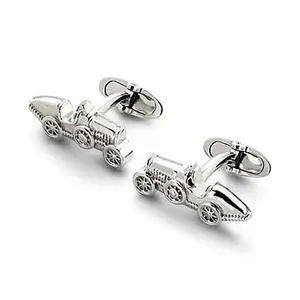 ASPINAL OF LONDON Sterling & Enamel Classic Car Cufflinks - Silver