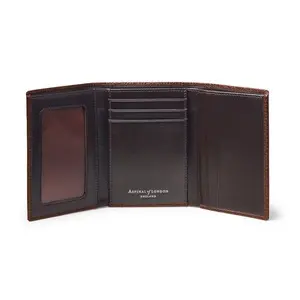 ASPINAL OF LONDON Trifold Wallet In Pebble - Brown