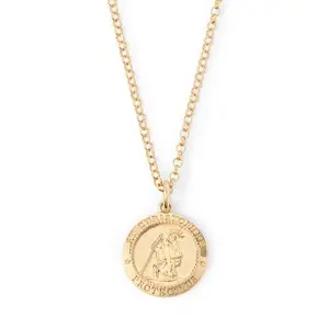ASPINAL OF LONDON St Christopher 18ct Vermeil Necklace - Gold
