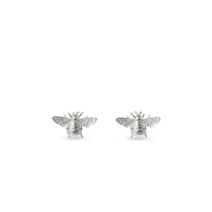 ASPINAL OF LONDON Bee Stud Earrings In Sterling - Silver