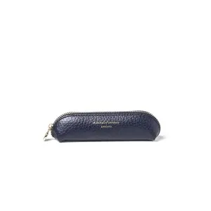 ASPINAL OF LONDON Baby Pen Case In Fig Pebble - Blue