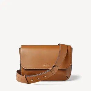 ASPINAL OF LONDON Ella Grande Crossbody Bag - Tan