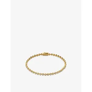 Monica Vinader Diamond Essential Tennis Bracelet - Yellow Gold