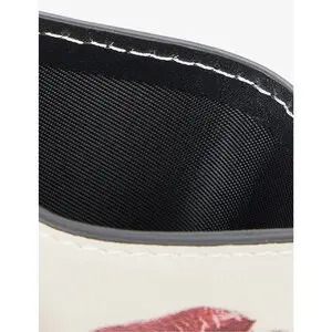 DUKE + DEXTER Kiss Printed Leather Card Holder - Multi