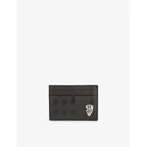 Paul Smith Signature Stripe Grained Leather Card Holder - Black