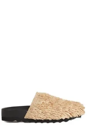 Stella McCartney Stella McCartney Elyse Raffia Clogs - Beige