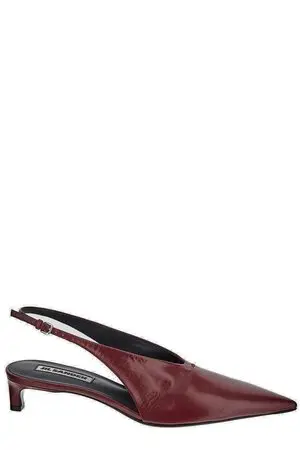 JIL SANDER Jil Sander Heeled Slingback Pumps - Red