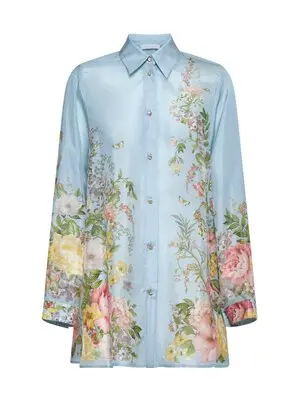 Zimmermann Zimmermann Waverly Long-Sleeved Relaxed Shirt - Multi