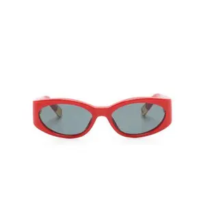 Jacquemus Jacquemus Oval Sunglasses - Red