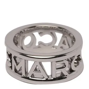 Marc Jacobs Monogram Ring In Silver 36% Off Editorialist