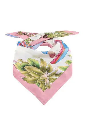 FERRAGAMO Logo Printed Scarf - Multi