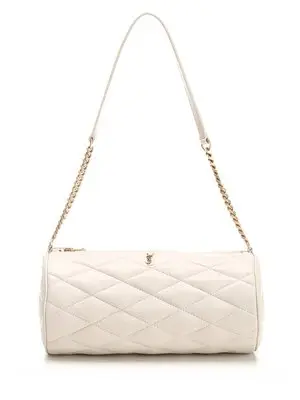 Saint Laurent Saint Laurent Quilted Tube Bag - White