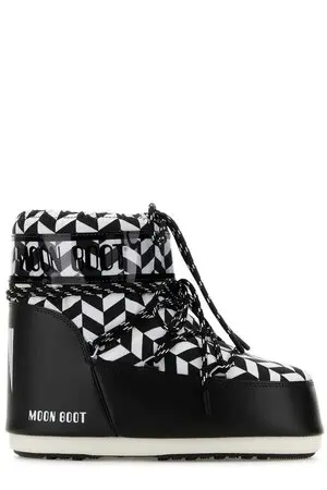 Moon Boot Icon Geometric Printed Lace-up Boots - Multi